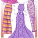 Purple Paper Doll - Etsy