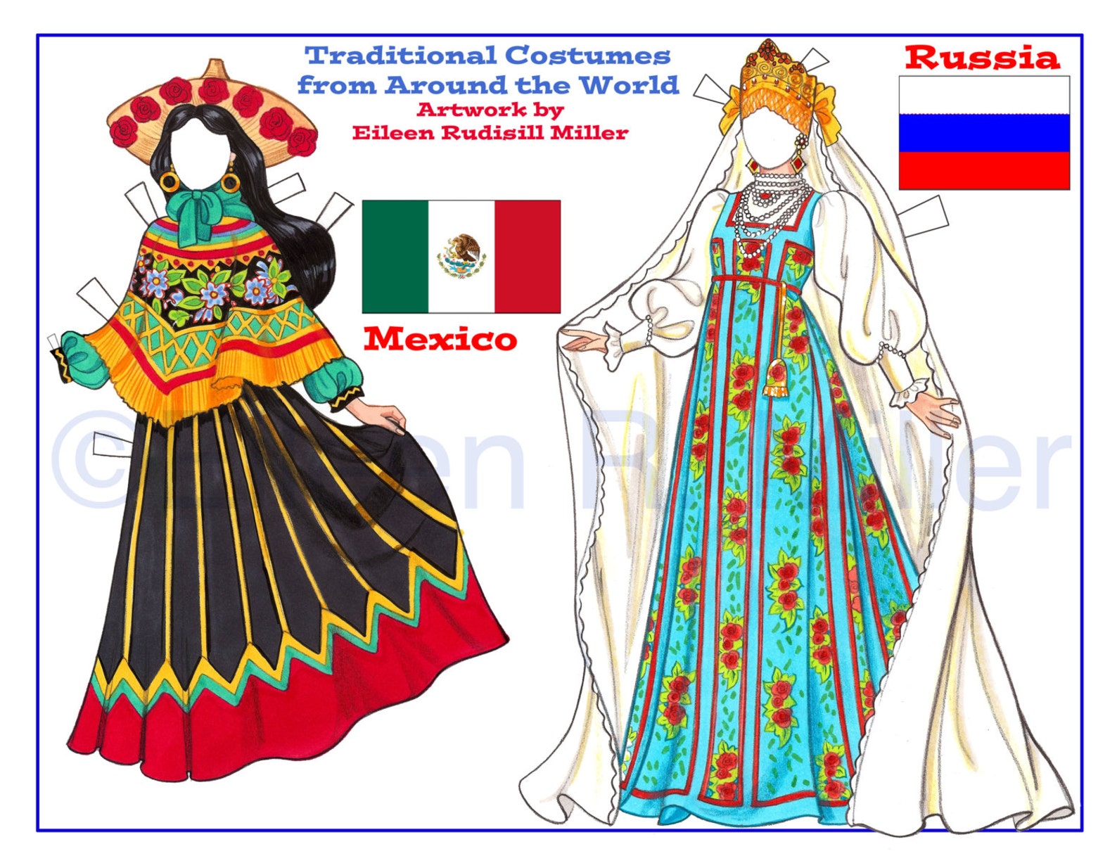 International Paper Doll - Etsy Denmark