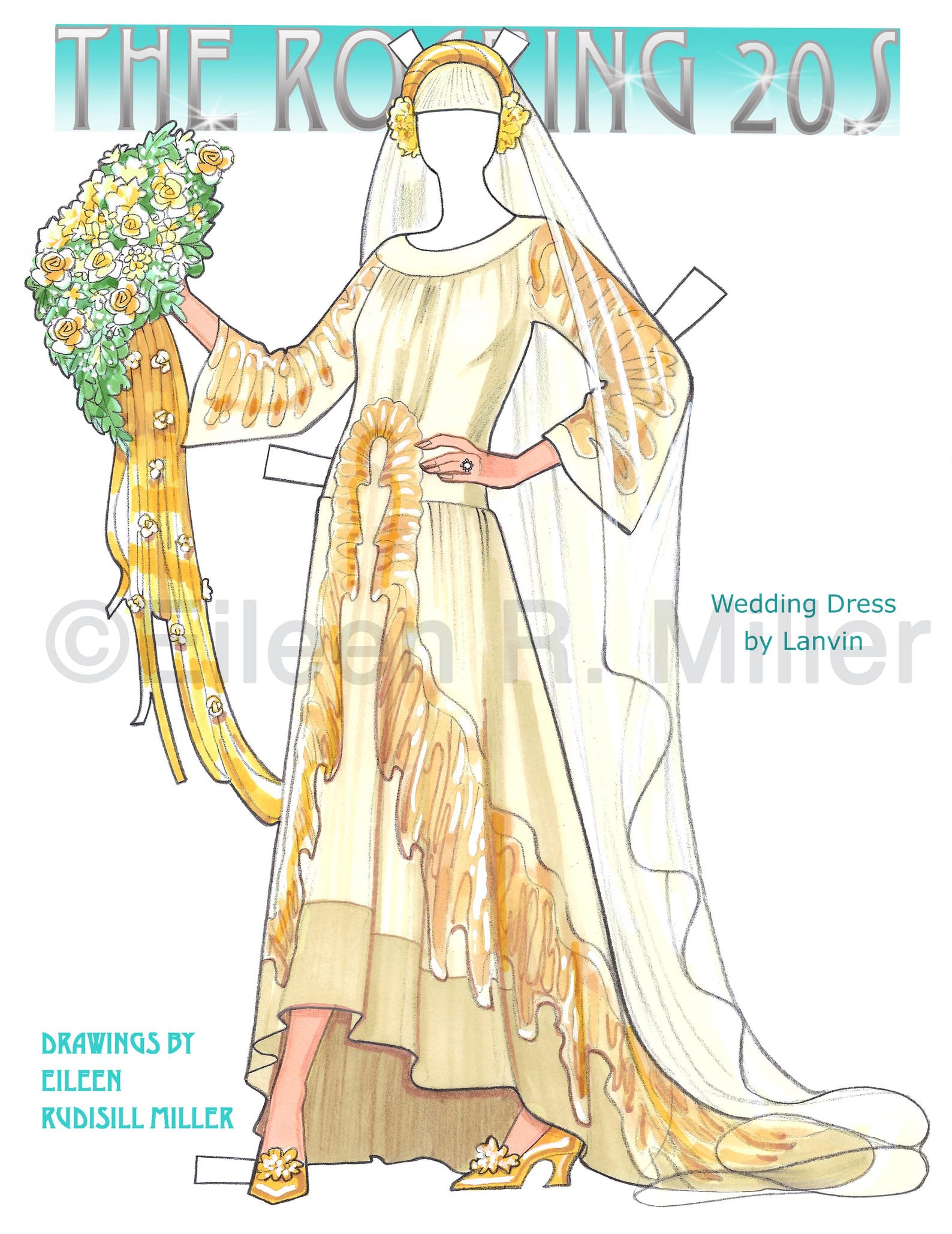 The Roaring 20s Paper Doll - Etsy