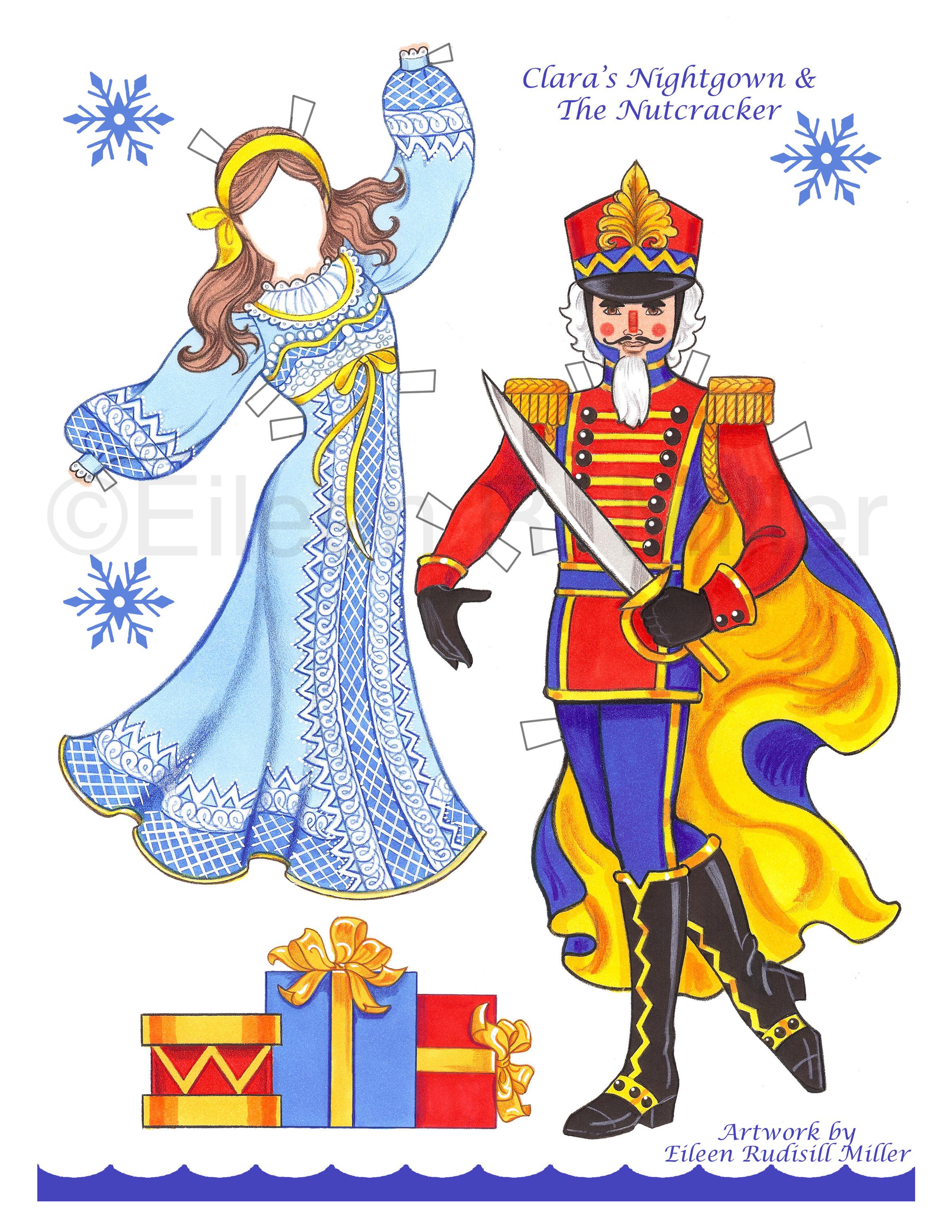 Nutcracker Paper Dolls - Etsy