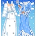 Snow Queen Paper Doll - Etsy