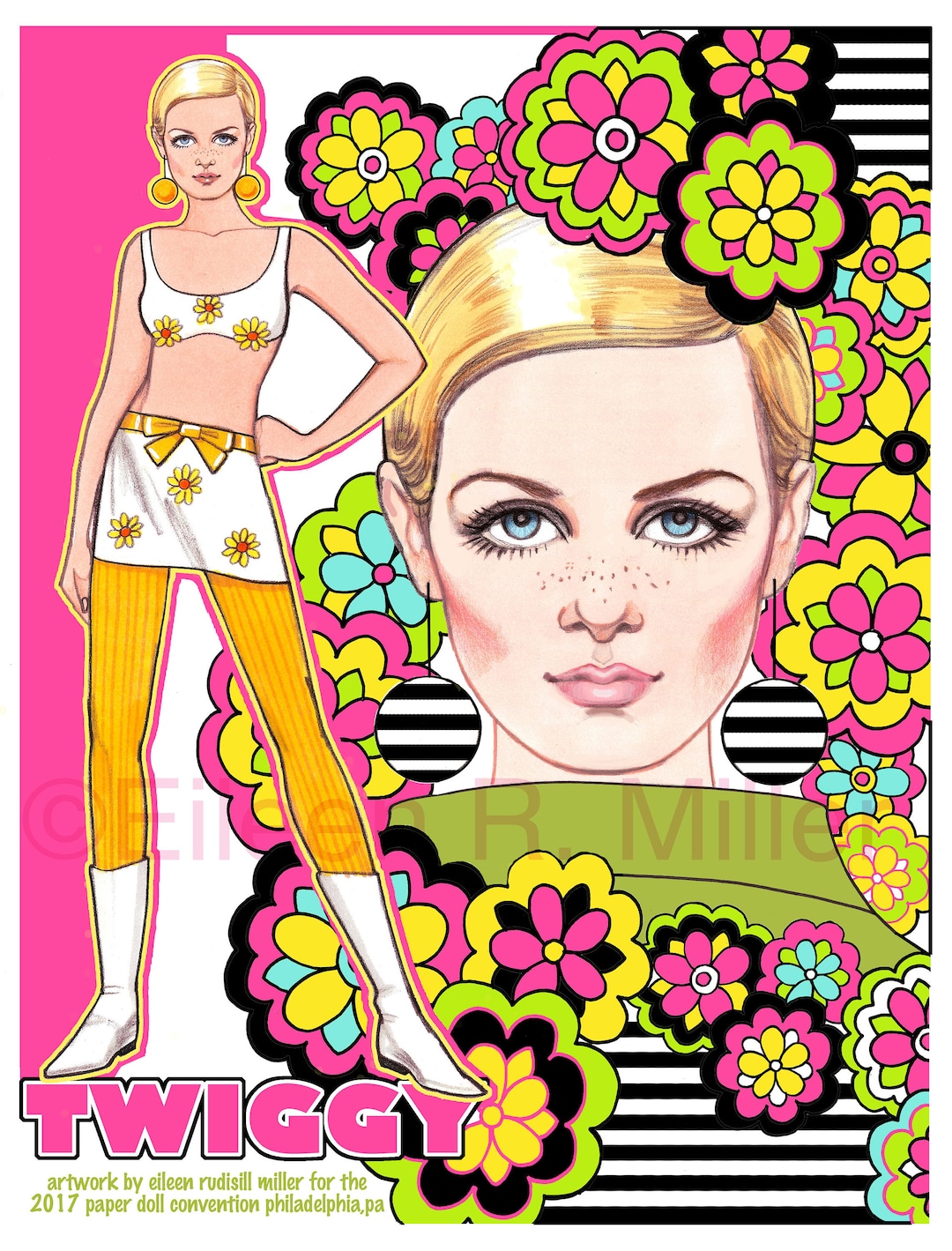 Models From the 60's Paper Doll - Etsy