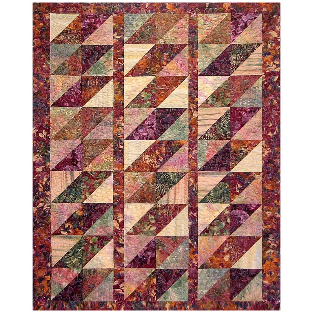 Batik Diamonds Quilt Pattern BS2-206 - Paper Pattern - Etsy