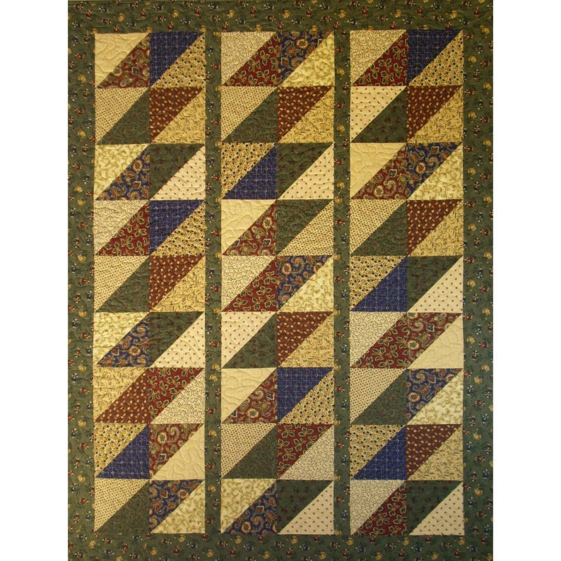 Batik Diamonds Quilt Pattern BS2-206 - Paper Pattern - Etsy