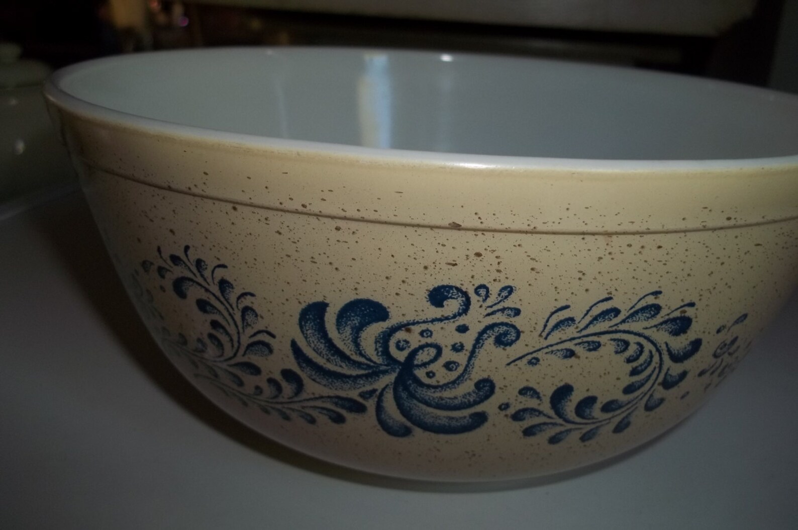 Homestead 403 Blue on Beige Vintage Pyrex Nesting Mixing Bowl | Etsy