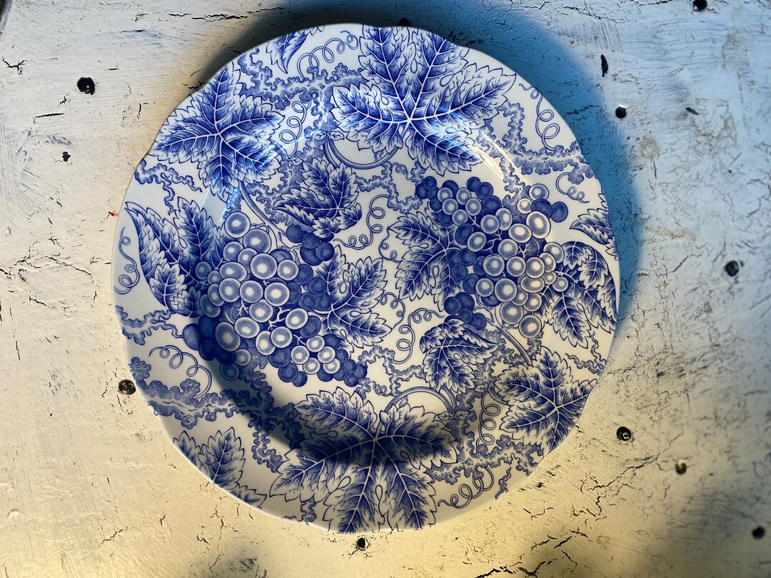 1 Spode Blue Room Blue Grapes 10.50 Dinner Plate - Etsy