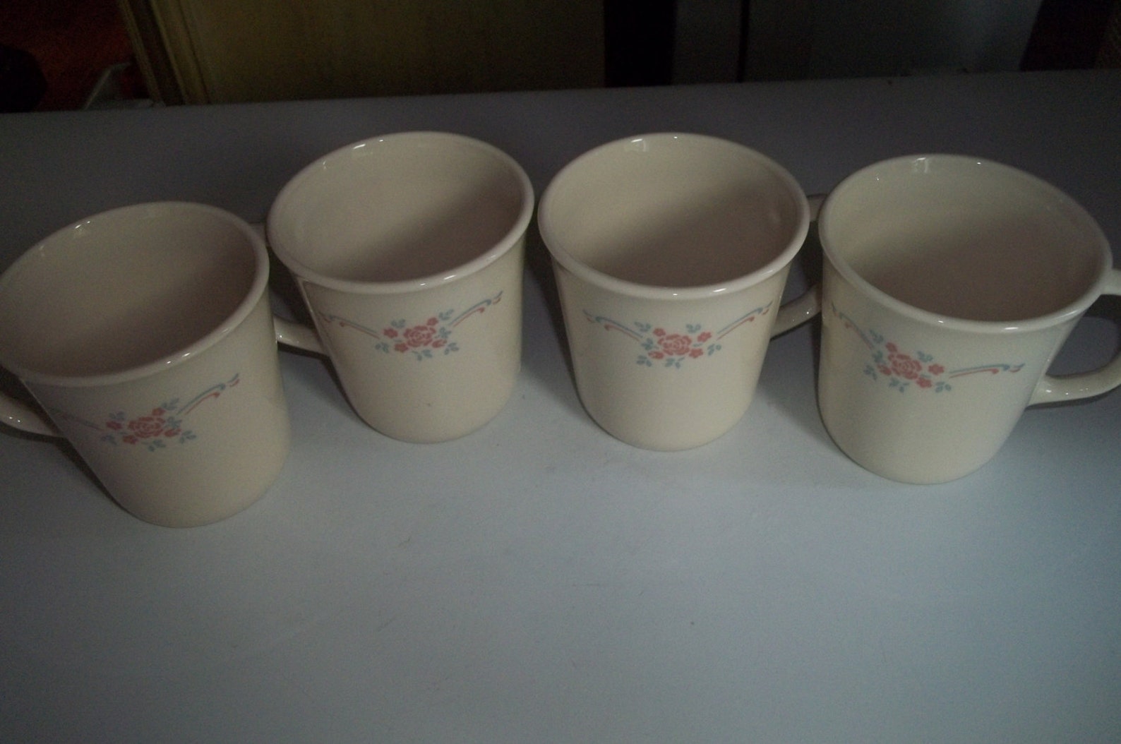 4 Corelle English Breakfast Coffee / Tea Mugs Made in the USA - Etsy