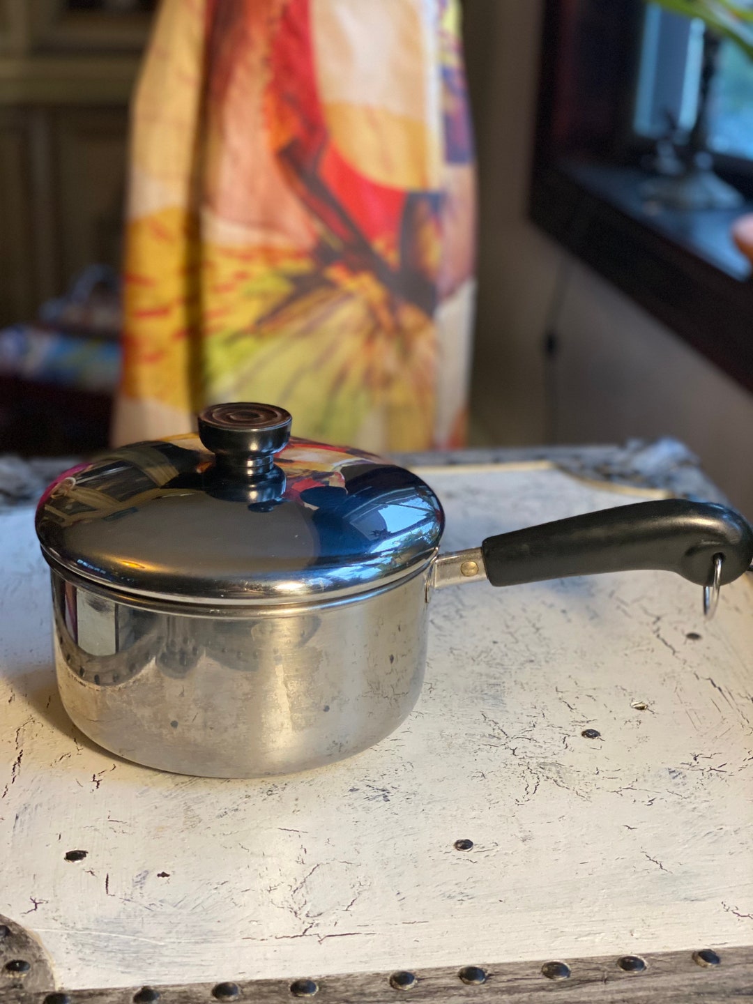 2 Quart Revere Ware Pot & Lid, Stainless Steel - Etsy