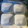 Corelle Boutique ADLYN Dinner or Salad Plate - White Square Plate ...