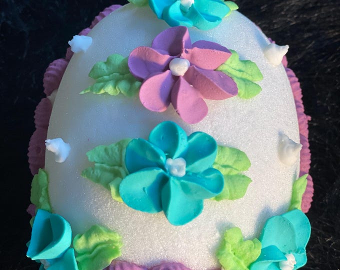 1 Panoramic Sugar Easter Egg #116 Med 6"x4"order by 4/11 - Etsy