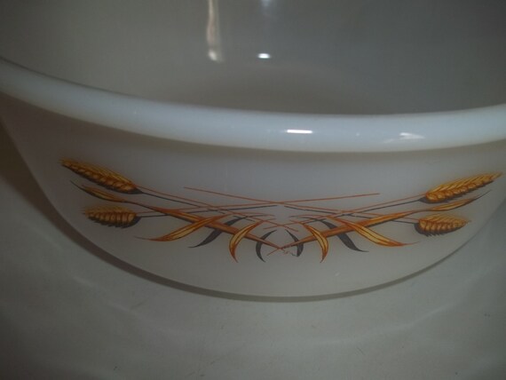 Fire King Oven Ware Wheat 1 1/2 Quart Casserole Dish | Etsy