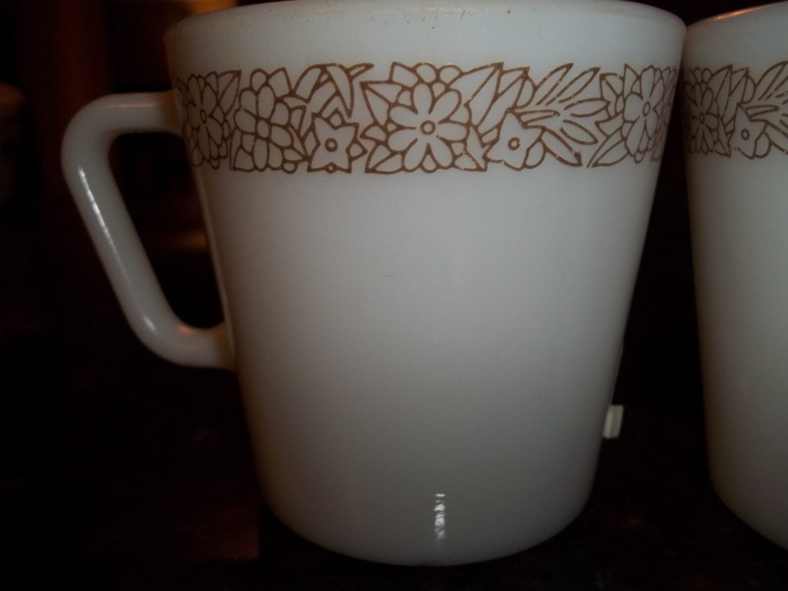4 Woodland Pyrex Coffee/tea Mugs - Etsy
