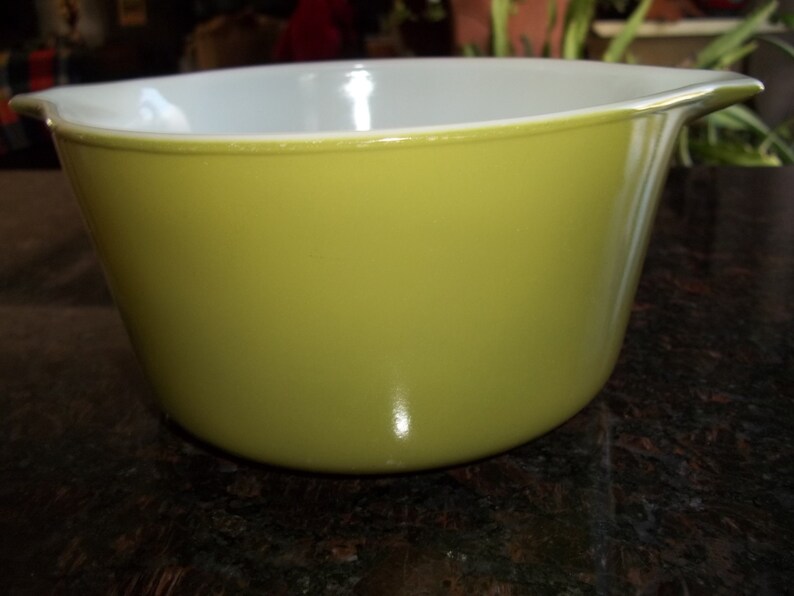 Green Verde, Pyrex #475-B, 2.5 Quart, Vintage, Casserole Dish, Baking ...