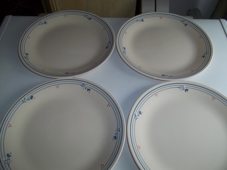 4 Corelle Country Violet Dinner Plates 10 1/4 - Etsy