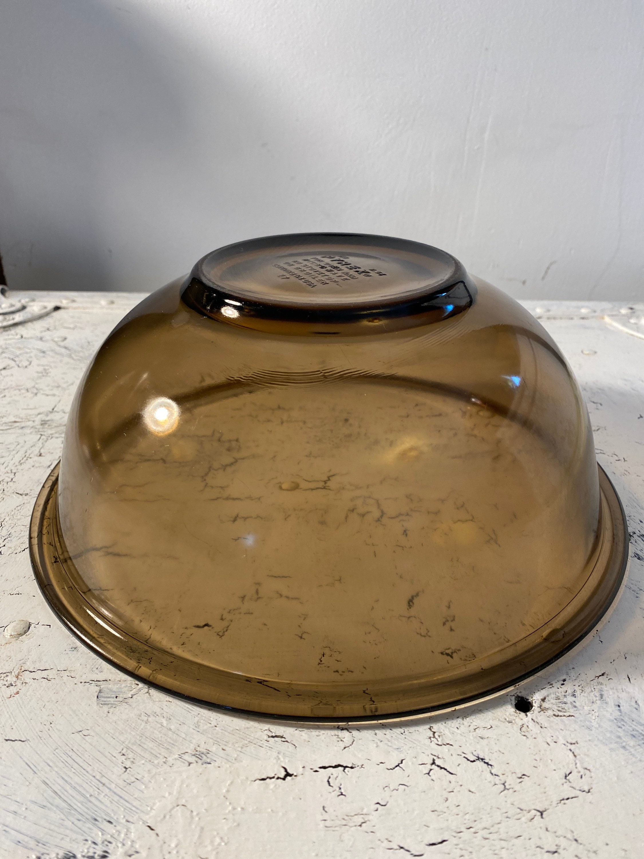 Amber Pyrex 325 2.5 Quart/2.5 Liter Nesting Mixing Bowl - Etsy