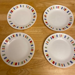 4 NWT Corelle Memphis 6.75 Bread Plates - Etsy