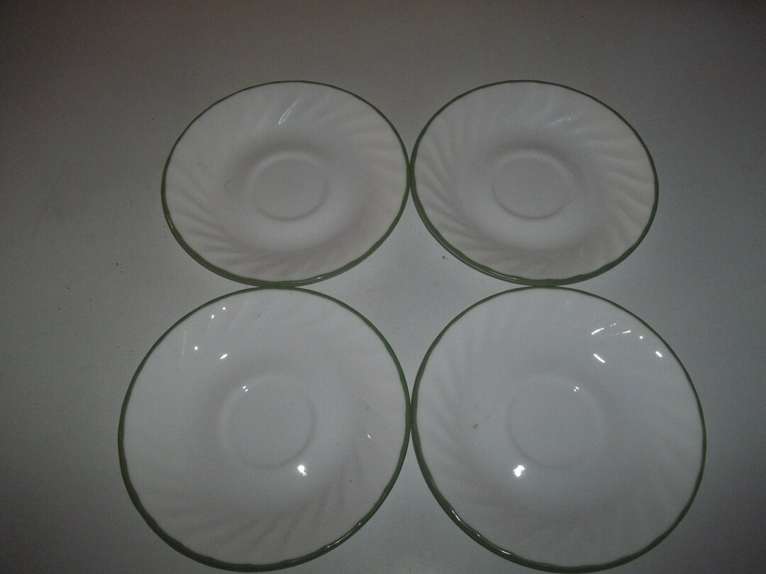 4 Corelle Chutney Saucers, Made in the USA - Etsy