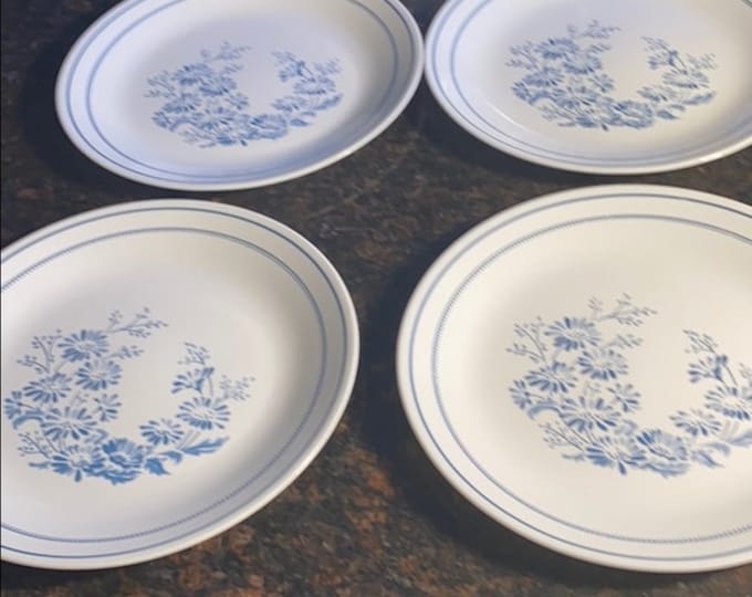 4 Corelle Colonial Mist 10.25" Dinner Plates, Made in the USA - Etsy