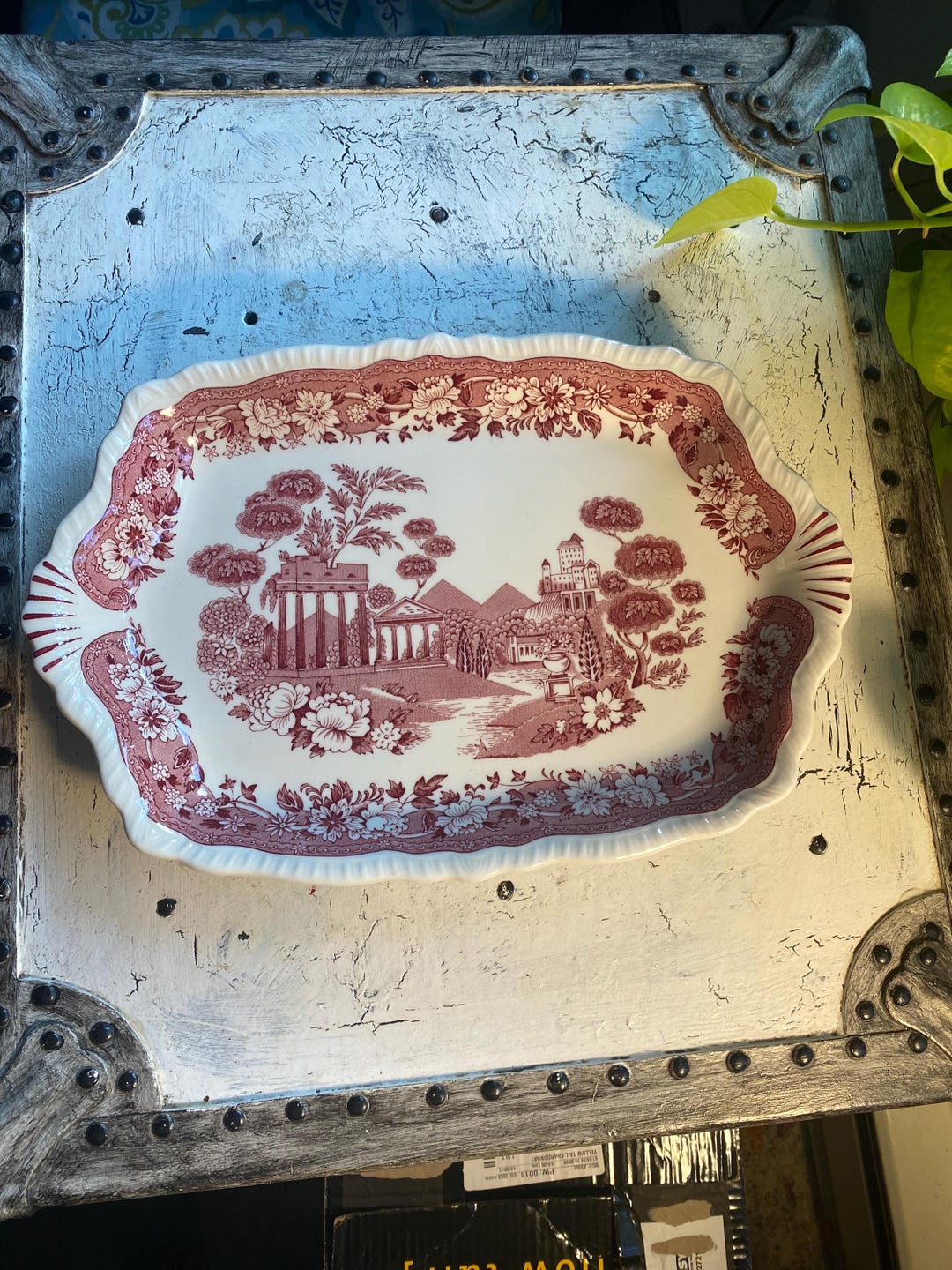 Warwick Tudor Rose Pink 15” Serving Platter - Etsy