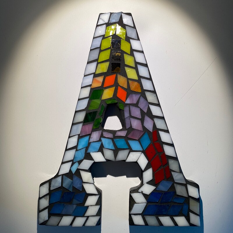 Mosaic Letter - Etsy