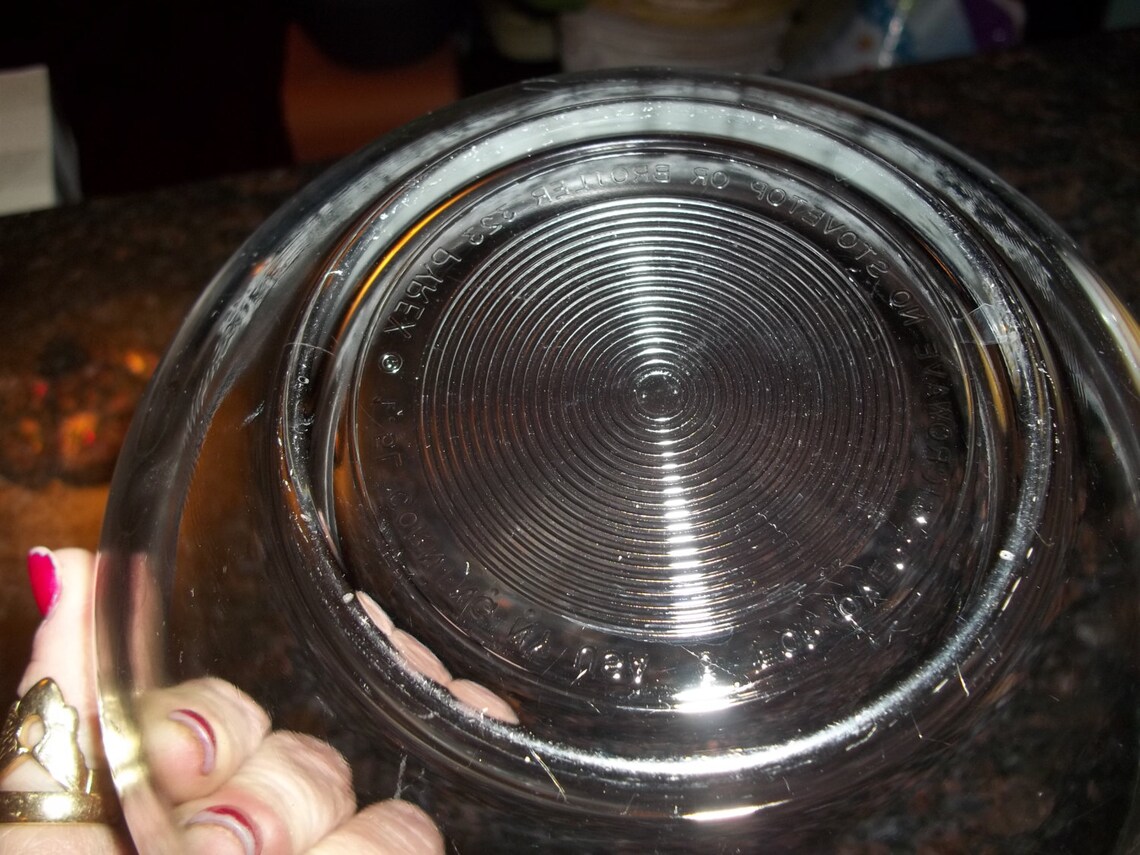 Clear Pyrex 325 2.5 Quart/2.5 Liter Nesting Mixing Bowl | Etsy