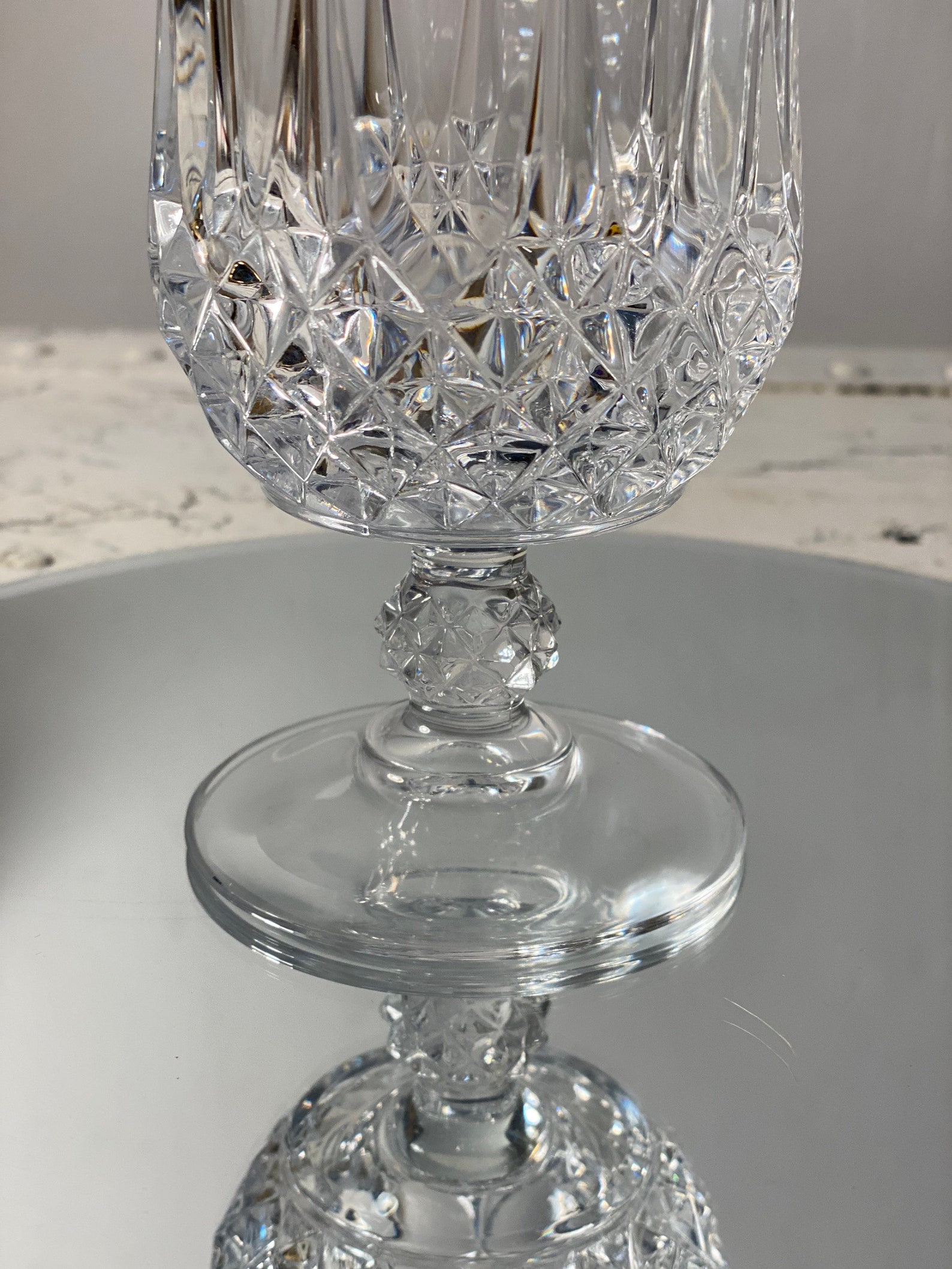 2 Cristal D'arques Longchamp Lead Crystal Icetea Goblets - Etsy