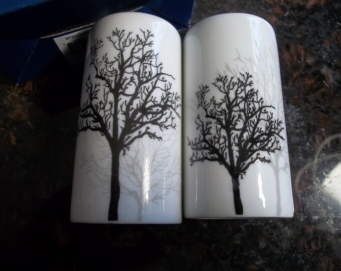 NIB Corelle Timber Shadows Salt and Pepper Shakers - Etsy