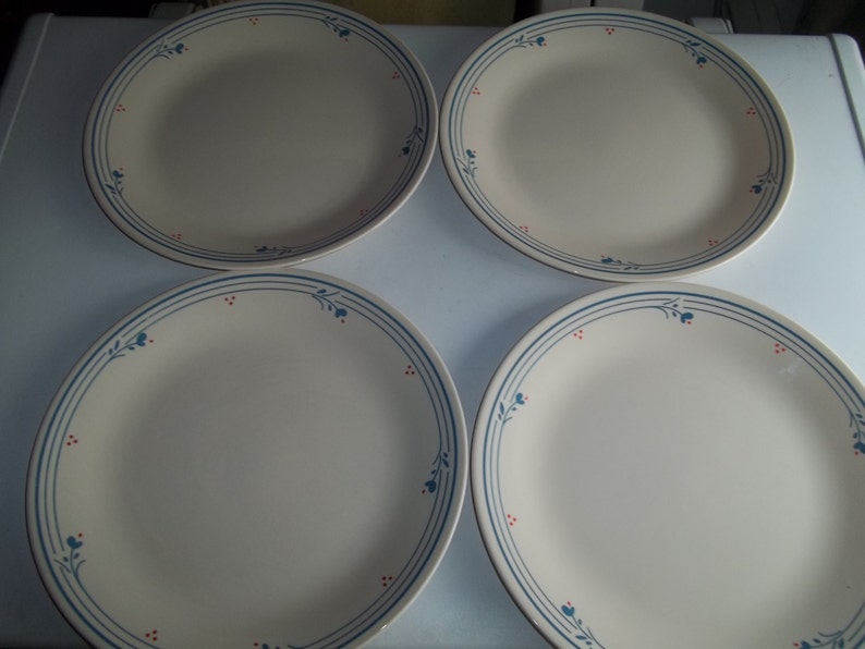 4 Corelle Country Violet Dinner Plates 10 1/4 - Etsy
