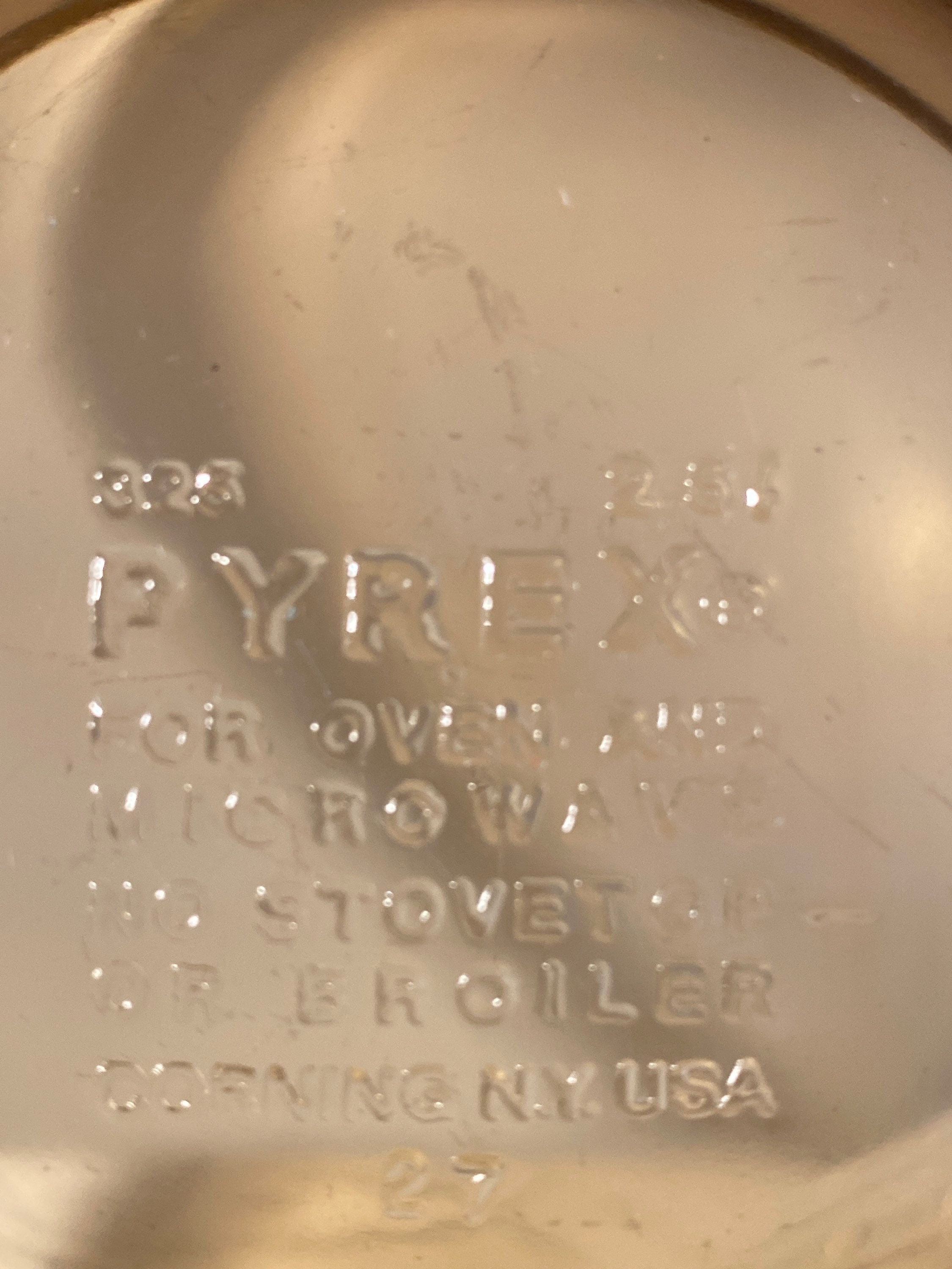 Amber Pyrex 325 2.5 Quart/2.5 Liter Nesting Mixing Bowl - Etsy