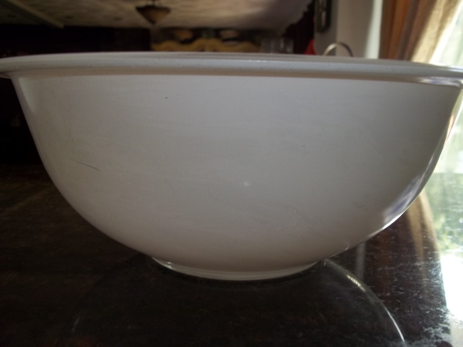 White With Clear Glass Bottom Pyrex 325 2.5 Quart/ Liter - Etsy