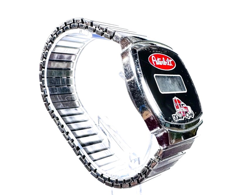 Vintage Peterbilt Digital Watch: Retro Trucker Collectible With Stretch ...