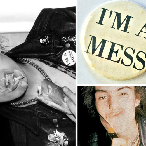 Sid Vicious 225 Im A Mess Sex Pistols Button Etsy