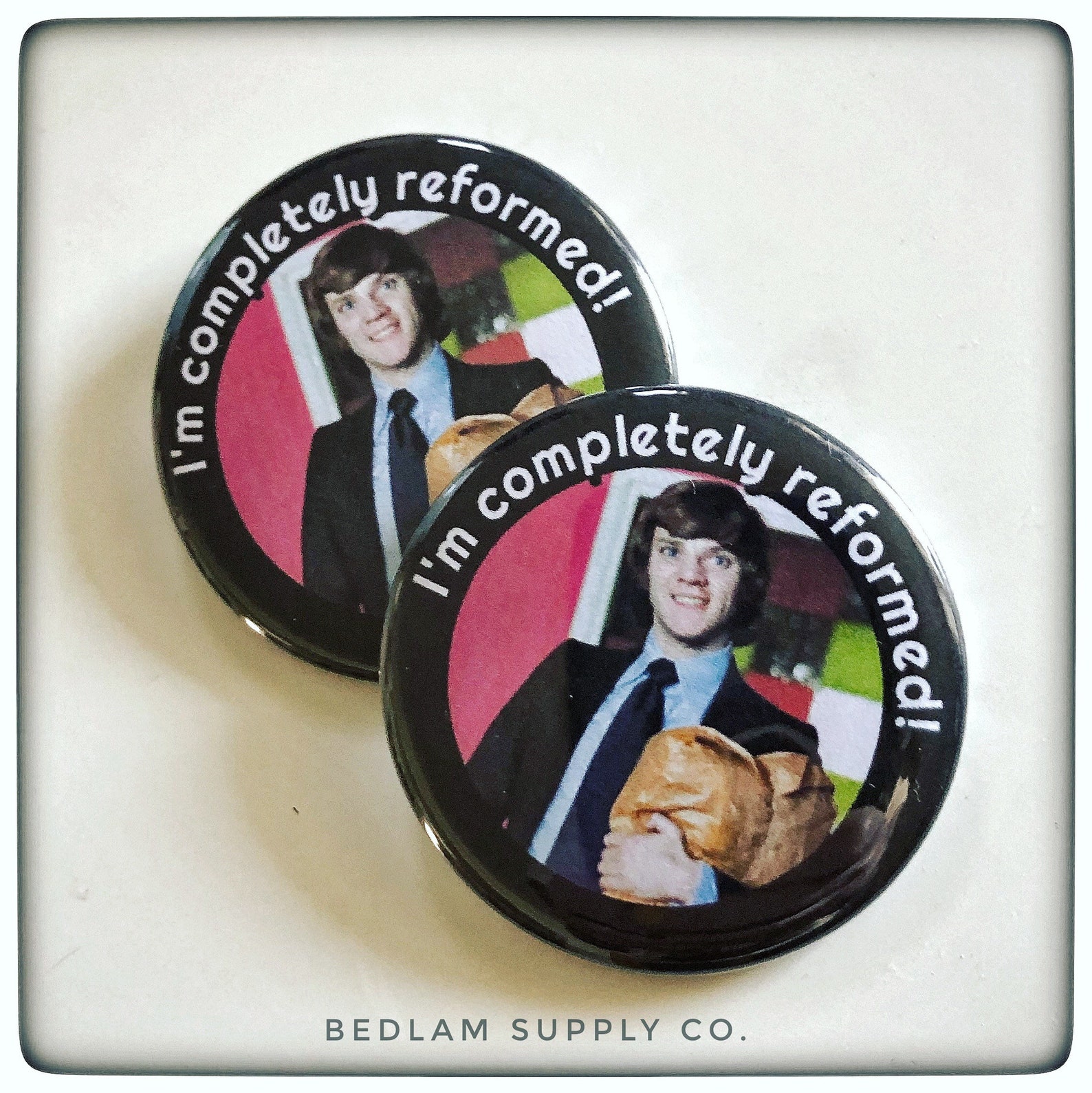 Clockwork Orange I'm Completely Reformed Large Button - Etsy