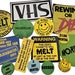 Pure Nostalgia VHS Retro Sticker Label Pack - Etsy UK