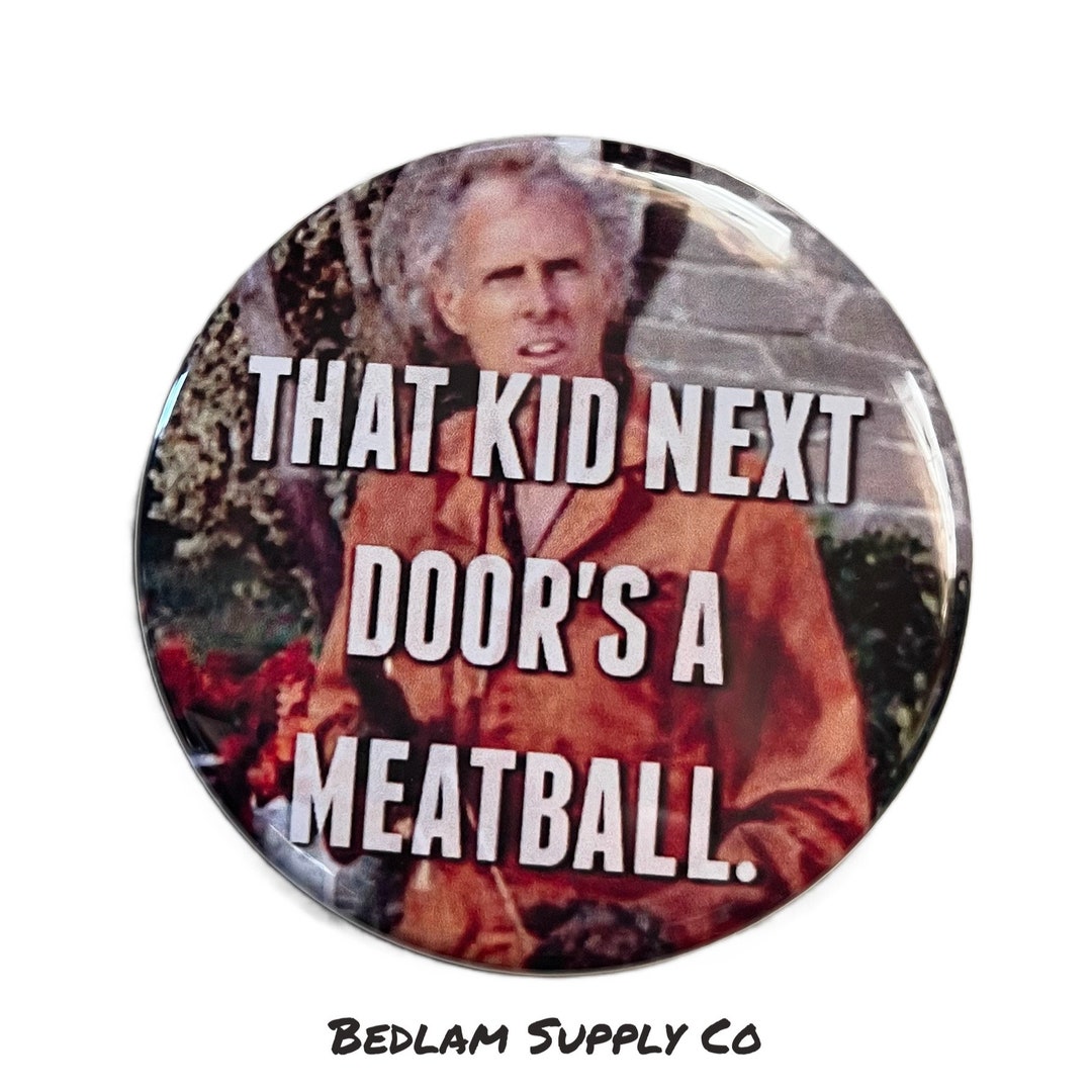 Rumsfield, the Burbs Large Pin Back Button - Etsy