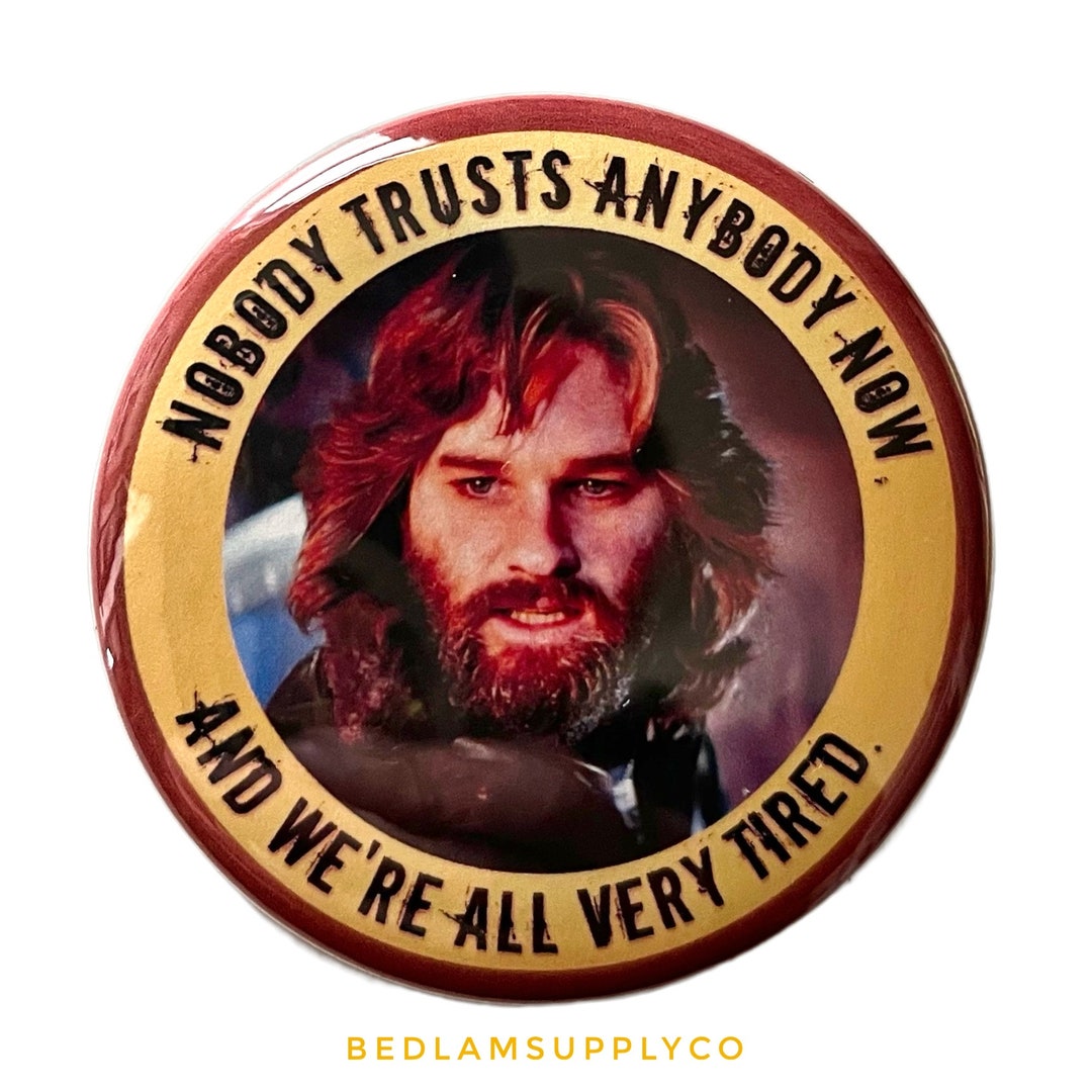 Carpenter’s the Thing - Pin Back Horror Button - Etsy