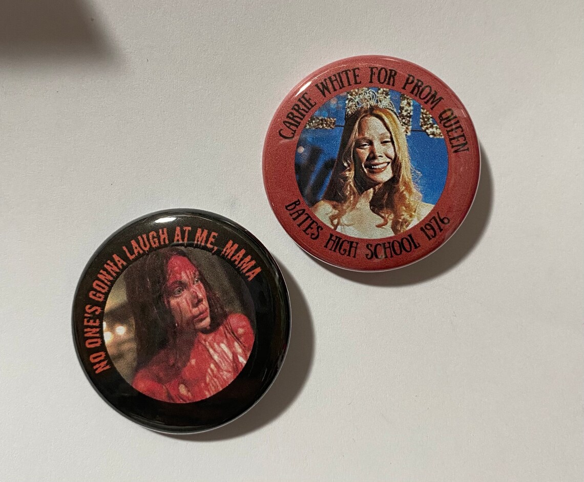 The Carrie White Pack 1.5 Pin Back Button Set - Etsy