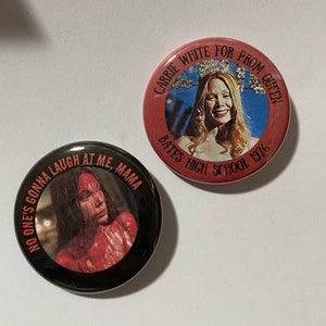 The Carrie White Pack 1.5 Pin Back Button Set - Etsy