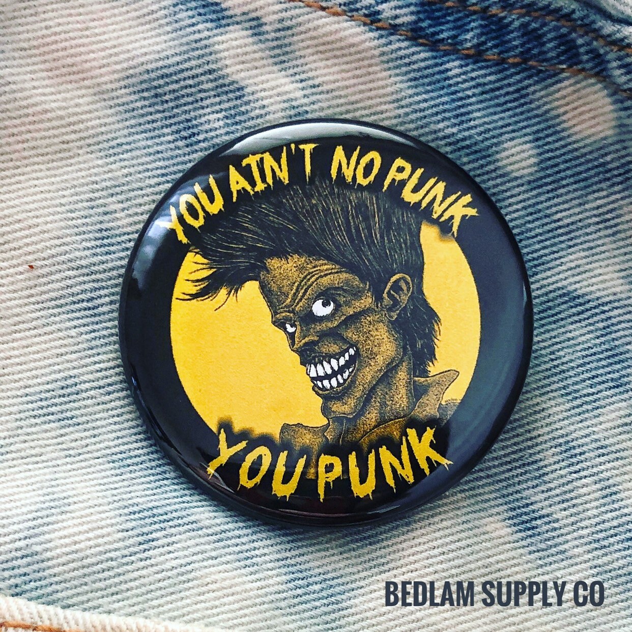 The Cramps You Ain't No Punk Large 2.25 Pin Back - Etsy