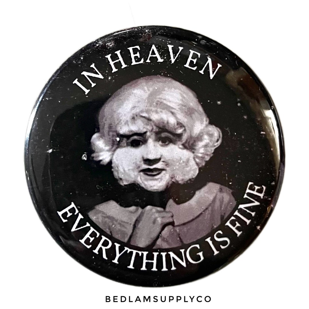 Lady in the Radiator - Large Eraserhead Button - Etsy