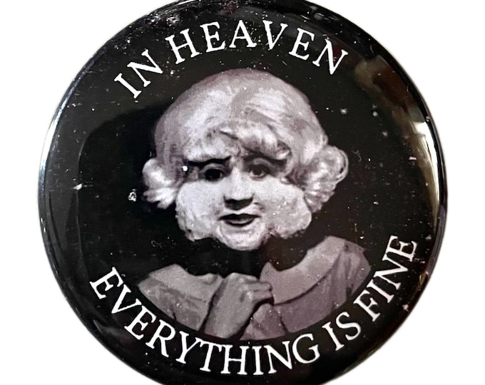 Lady in the Radiator - Large Eraserhead Button - Etsy