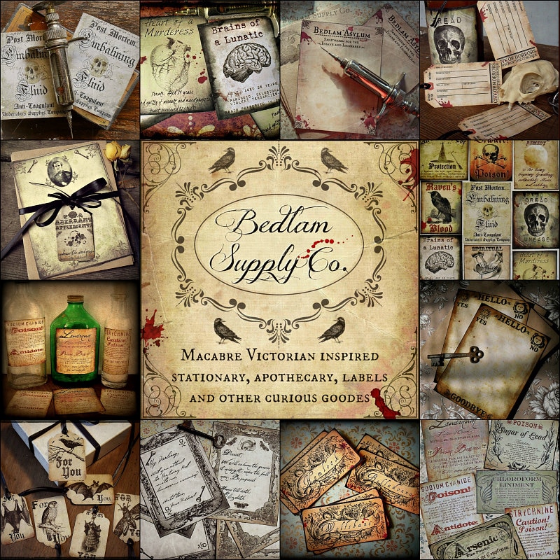 Victorian Mourning Elegant Note Card Set of 10 With - Etsy