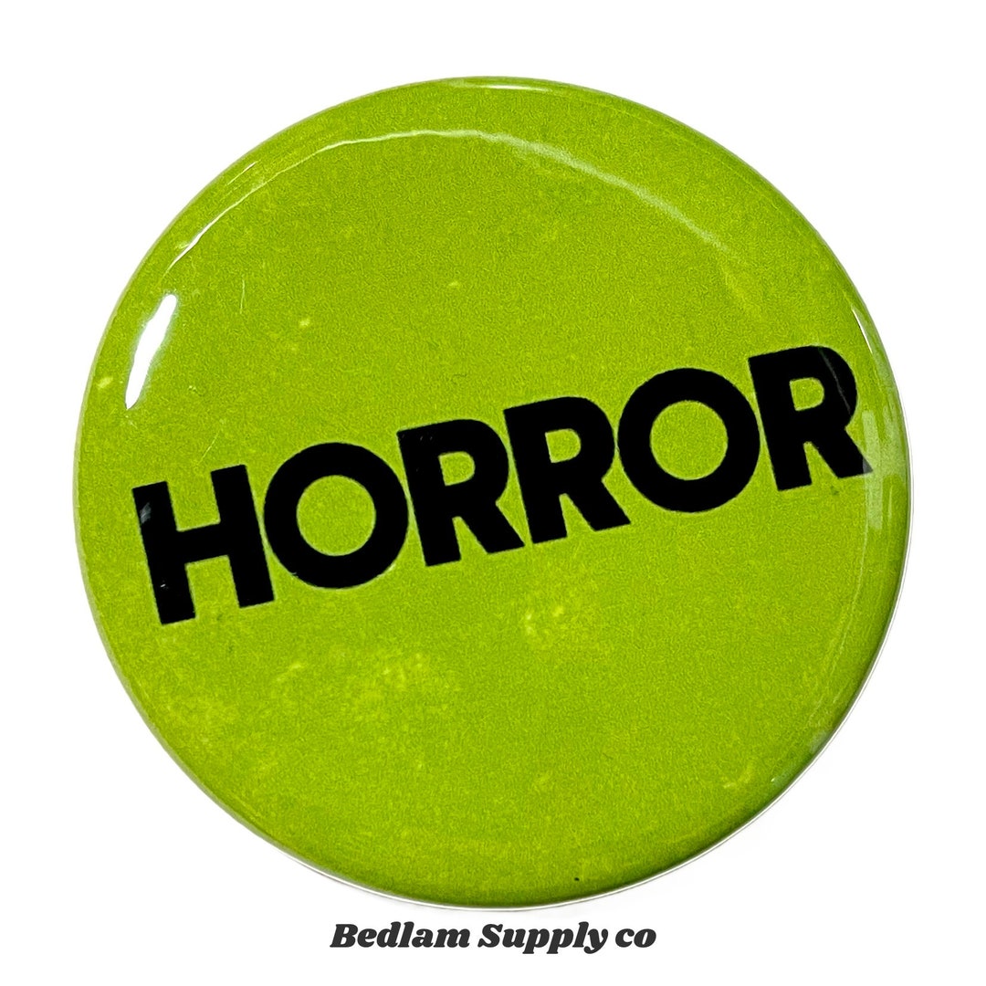 Horror Vhs Label - Button - Etsy