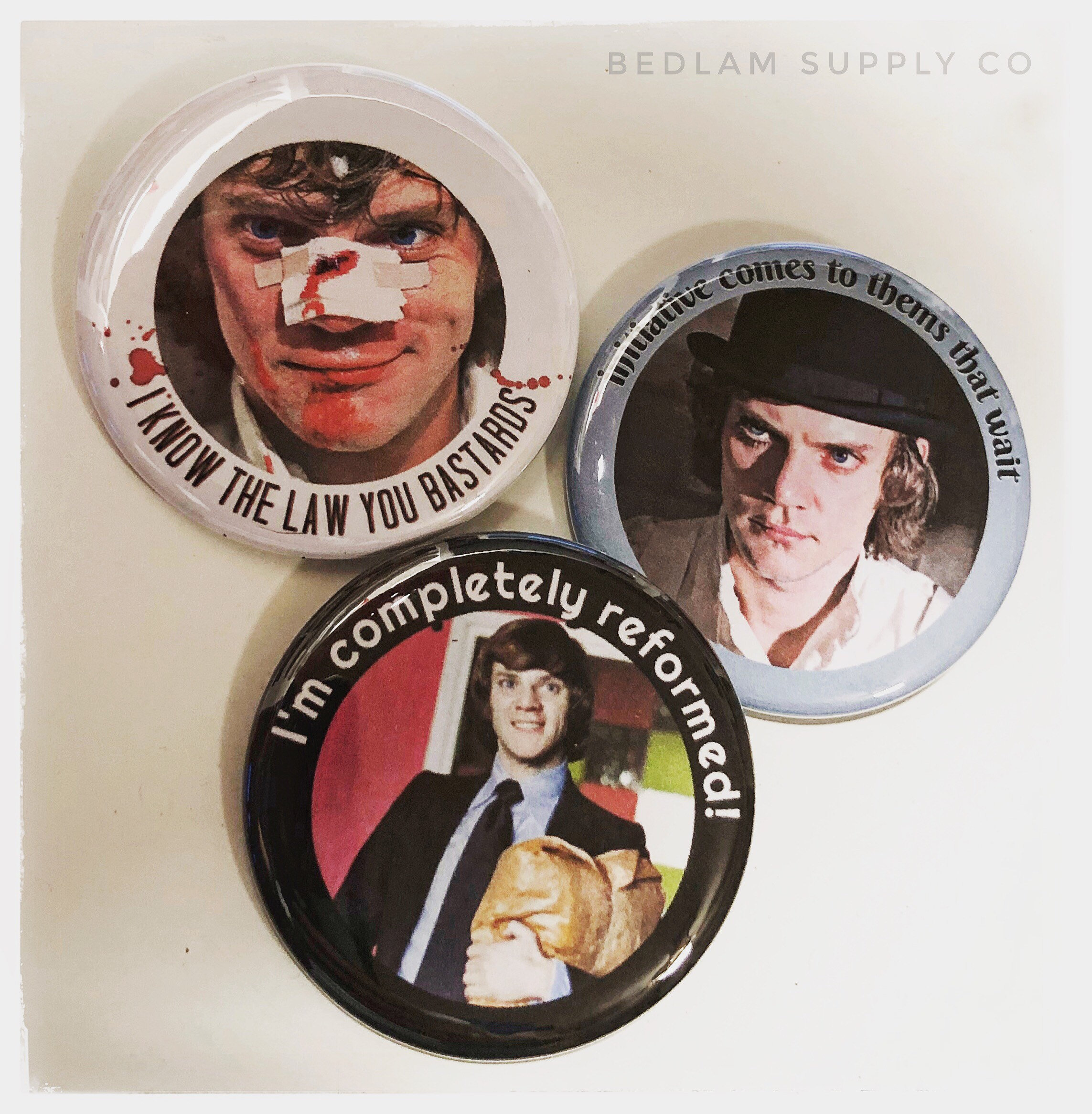 Clockwork Orange I'm Completely Reformed Large Button - Etsy
