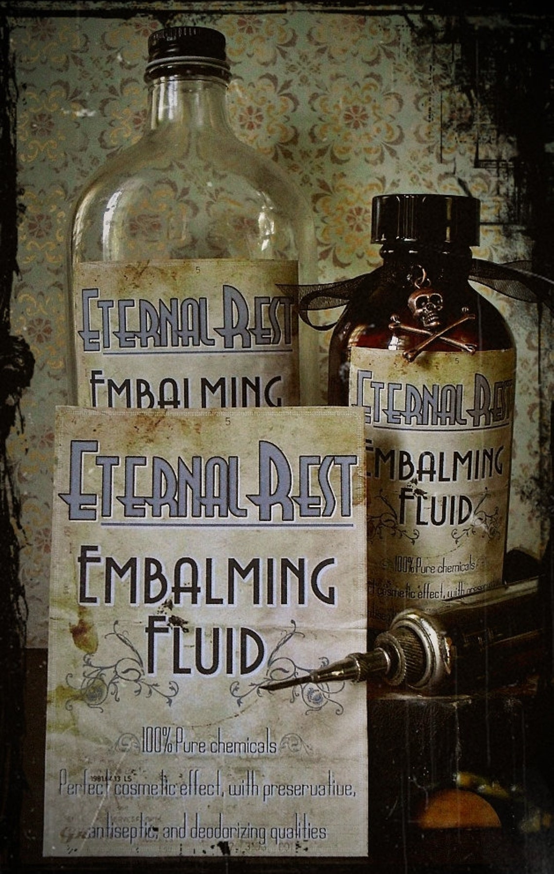 SALE Eternal Rest 1927 Embalming Fluid Stickers - Etsy