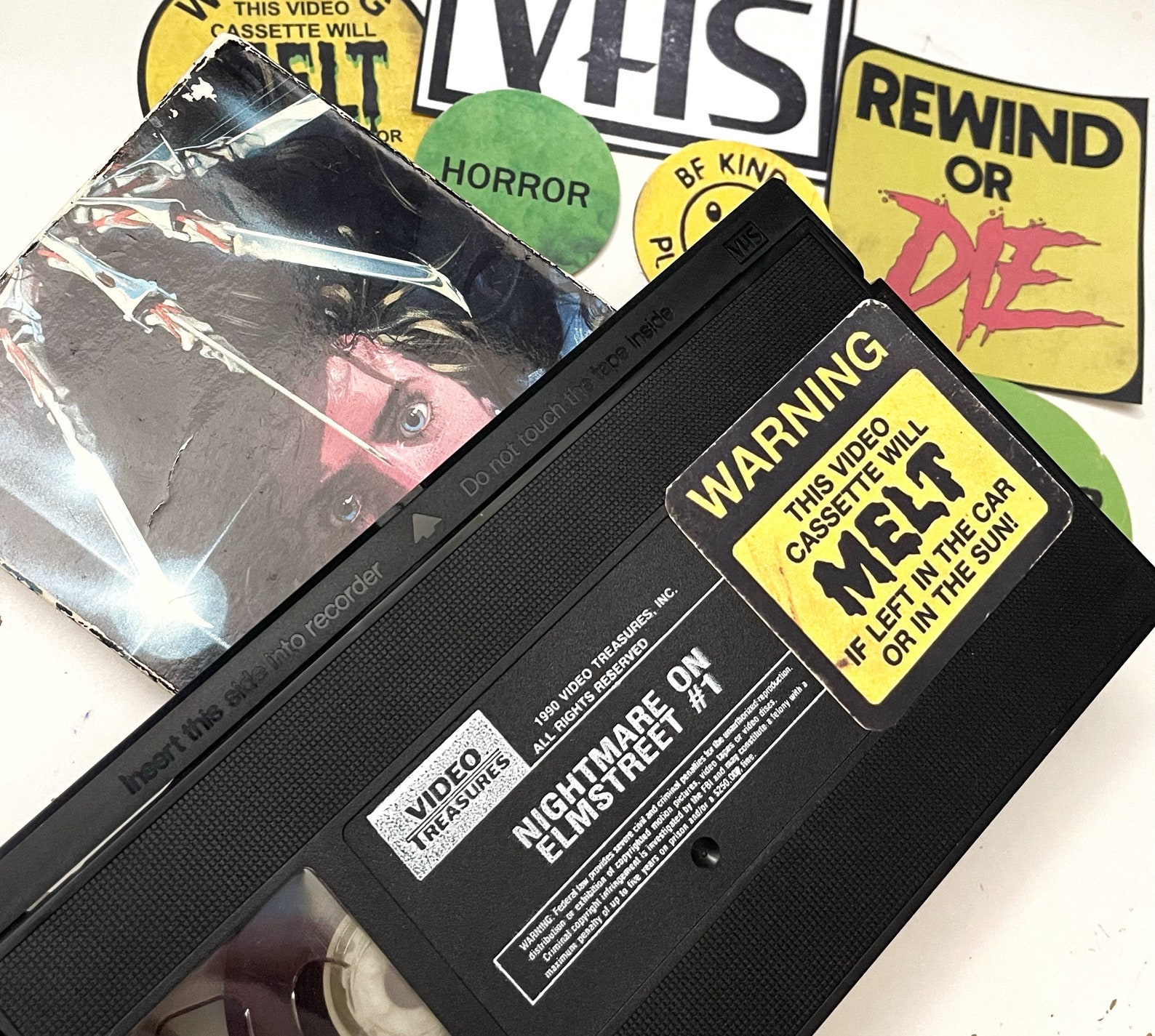 Pure Nostalgia VHS Retro Sticker Label Pack - Etsy UK
