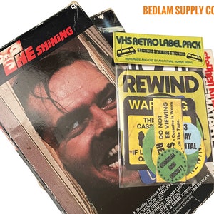 Pure Nostalgia VHS Retro Sticker Label Pack - Etsy UK