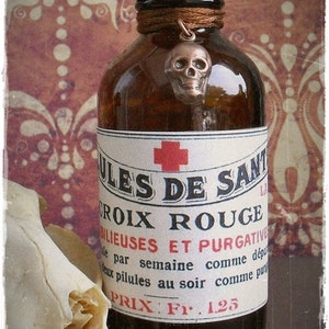 SALE Vintage Poisons Sticker Label Set - Etsy