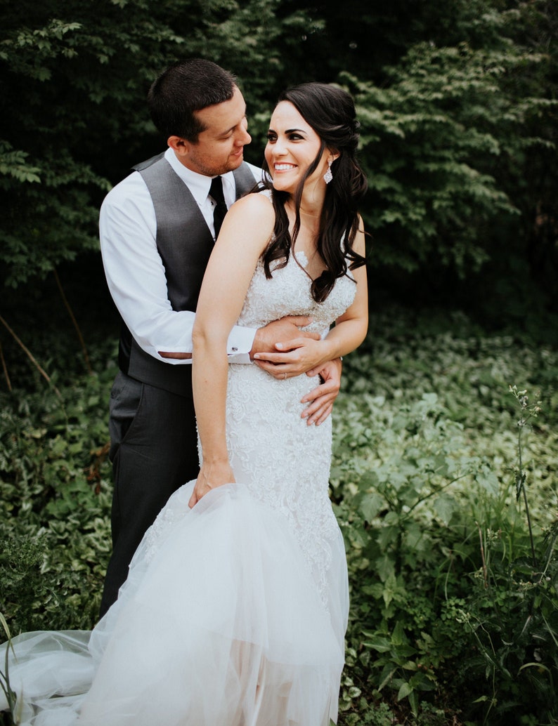 Bridal Earrings, Long Elegant Wedding Earrings, Reagan Bridal Earrings ...