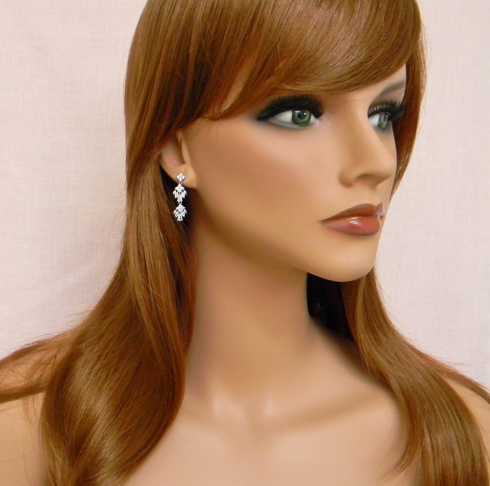 Dainty Backdrop Bridal Necklace Wedding Necklace Dainty | Etsy